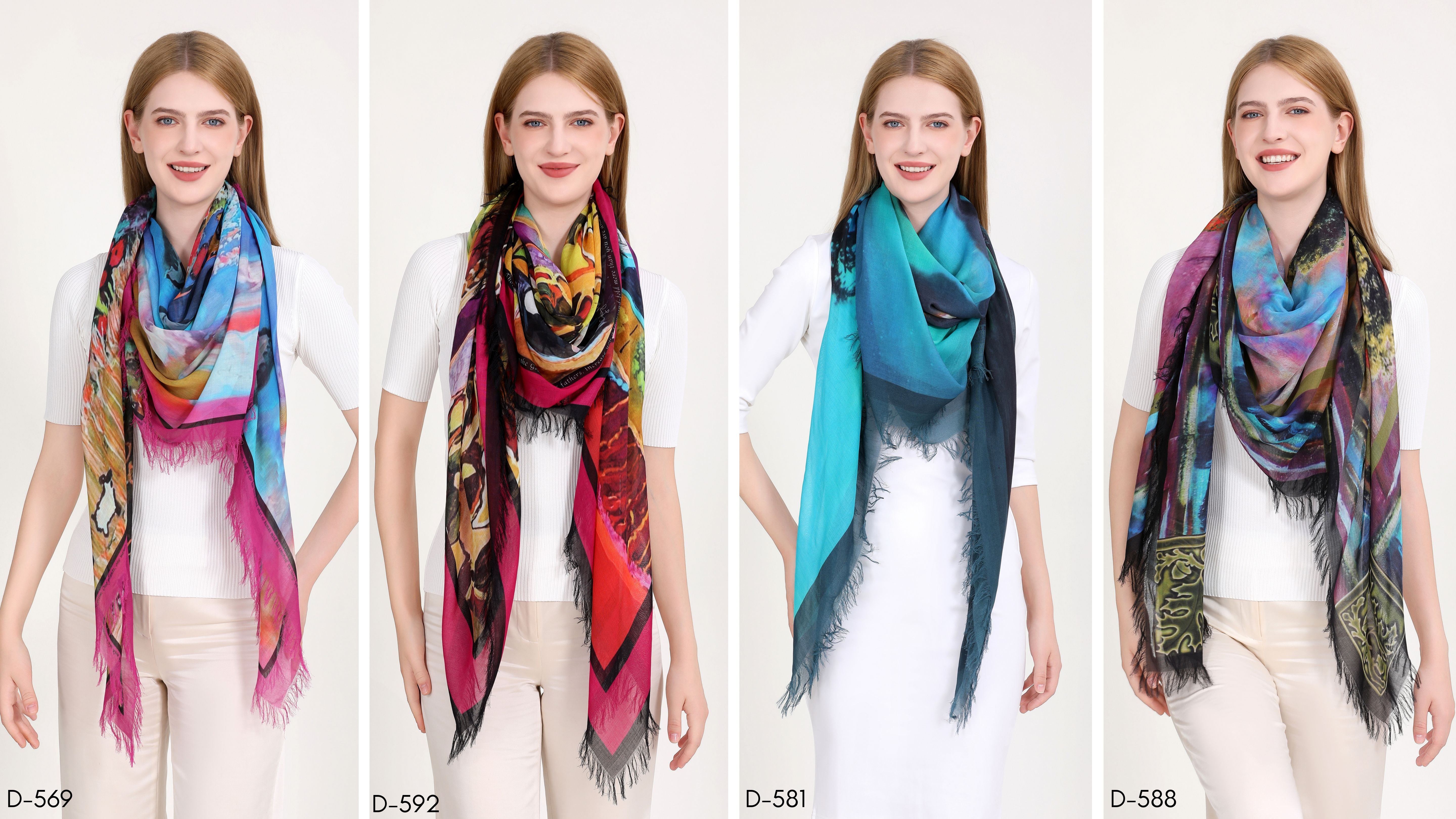 See All Scarves – Love's Pure Light Luxury Silks